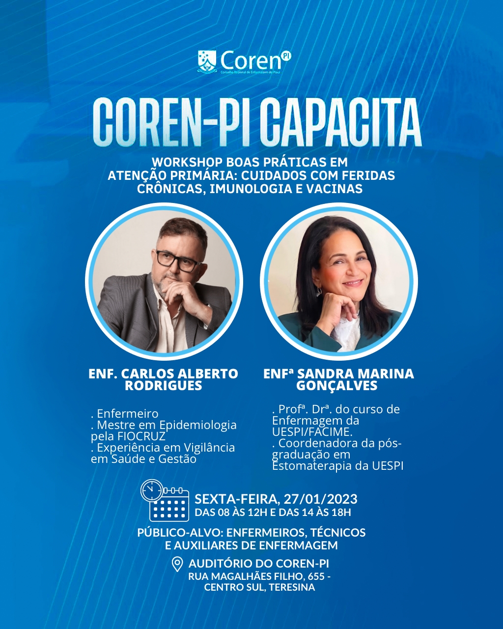 Workshop: Boas práticas em atenção primária: Cuidados com feridas ...