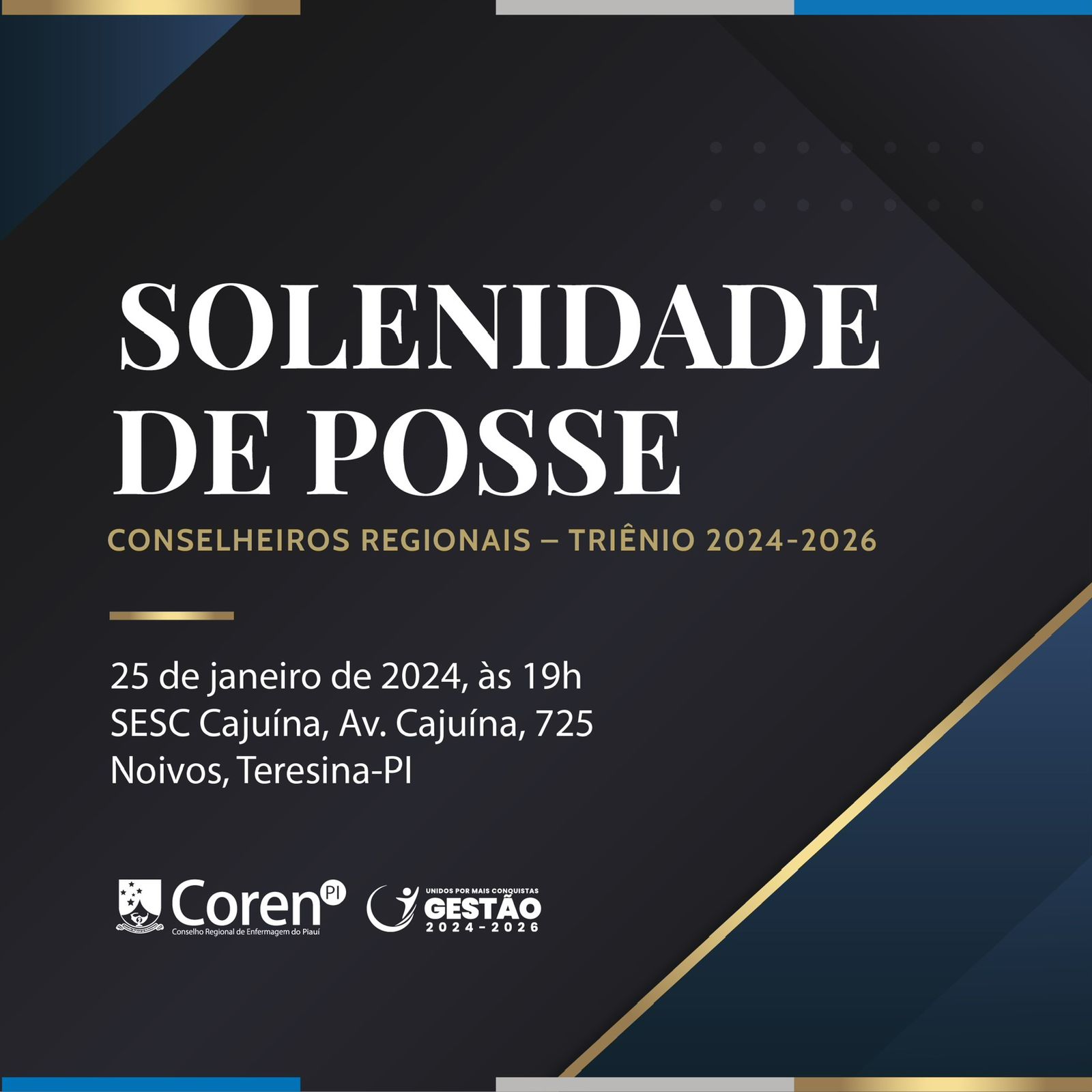 Conselheiros do Coren-PI para o Triênio 2024-2026 tomam posse na ...